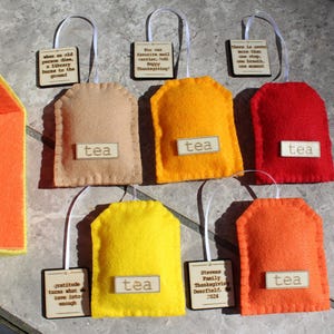 Personalized Tea Bags and Box Set - Etsy