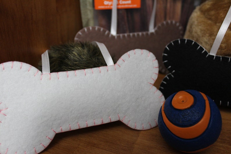 Felt Dog Bone Ornament - Etsy