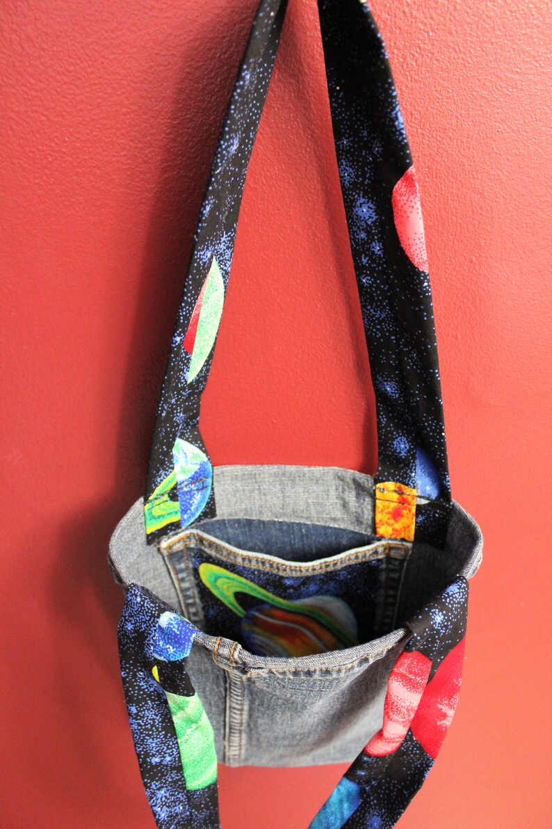 Jean Bag With Solar System Handles - Etsy