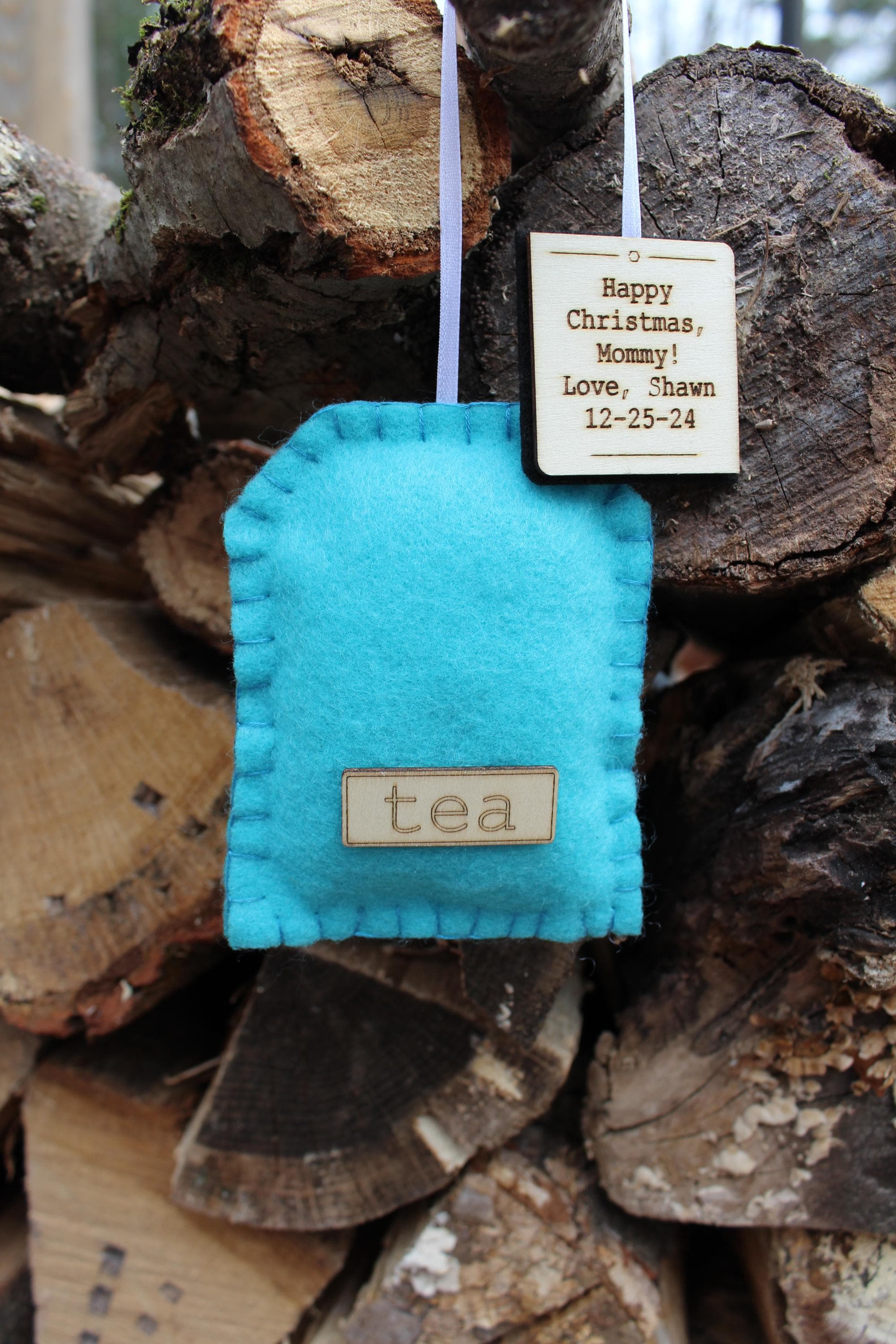 Customized Felt Tea Bag Ornaments - Etsy