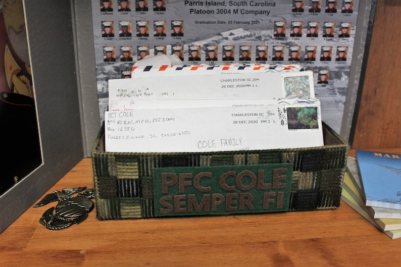 Personalized Military Letter Box - Etsy