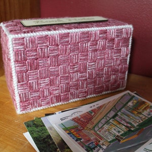 Personalized Postcard Storage Box - Etsy