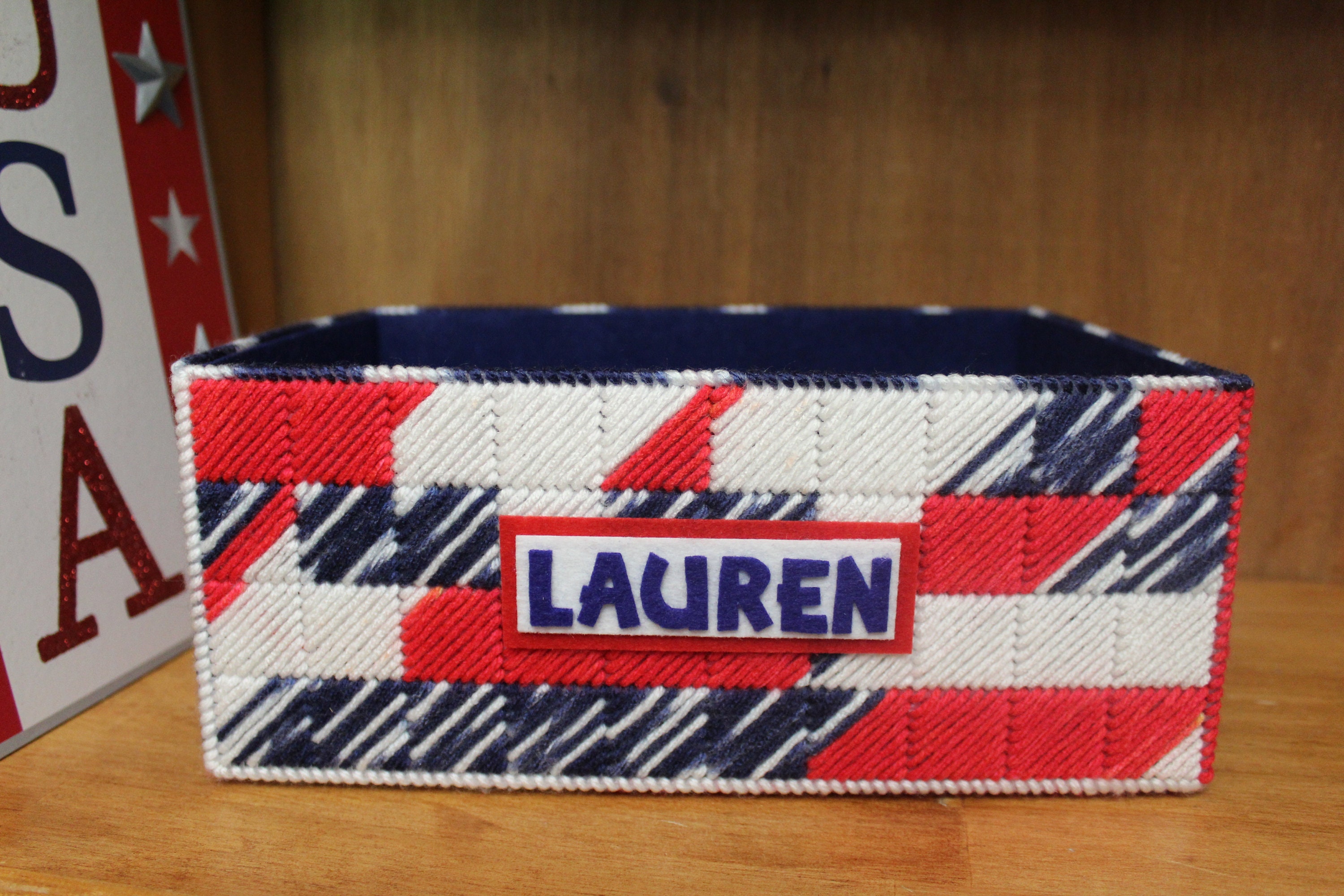 Patriotic Storage Box - Etsy