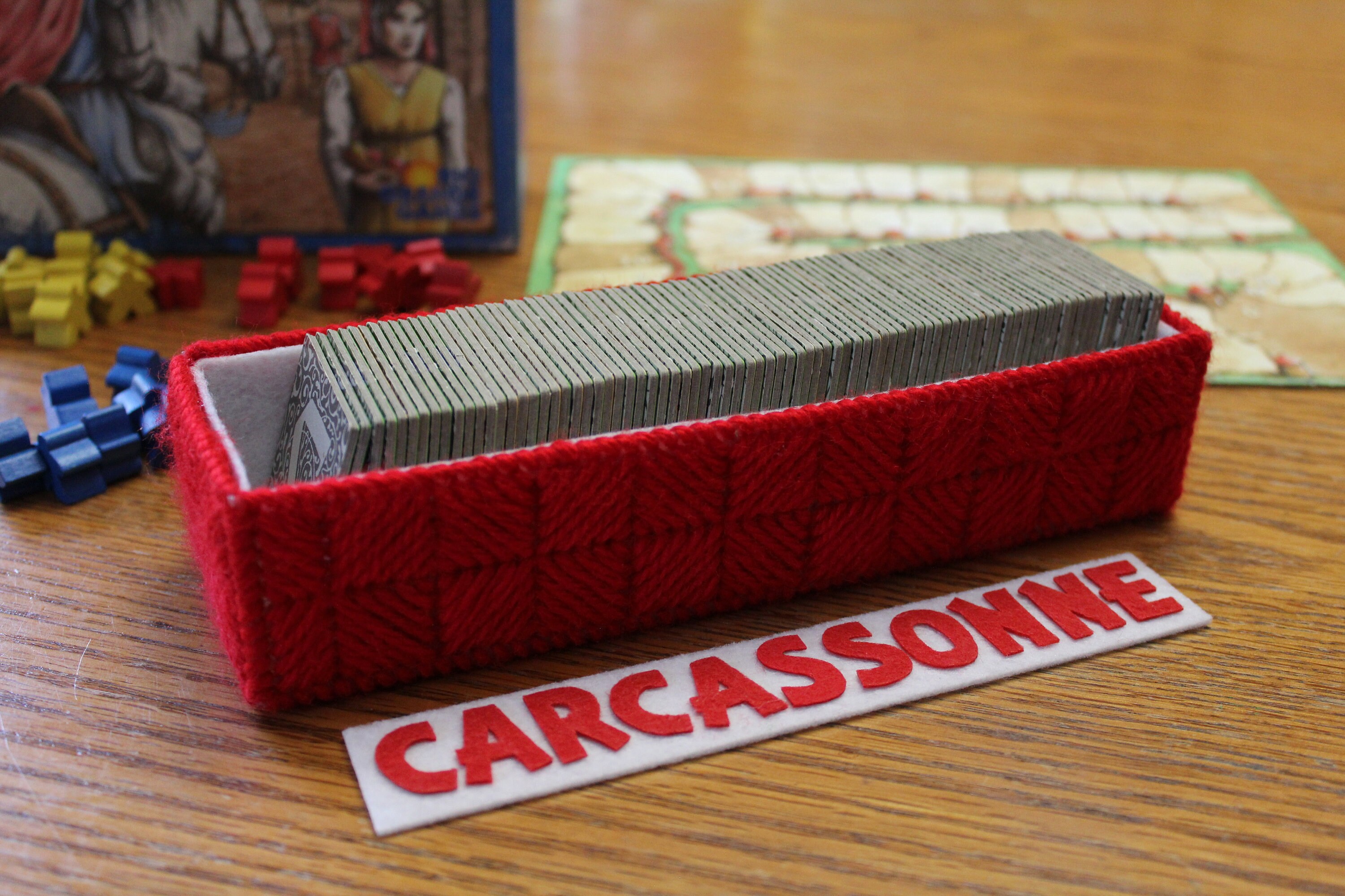 Personalized Carcassonne Tile Holder - Etsy