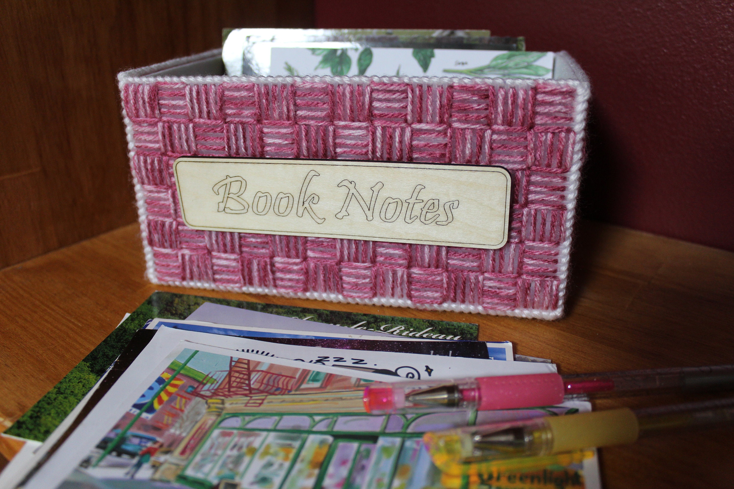 Personalized Postcard Storage Box - Etsy