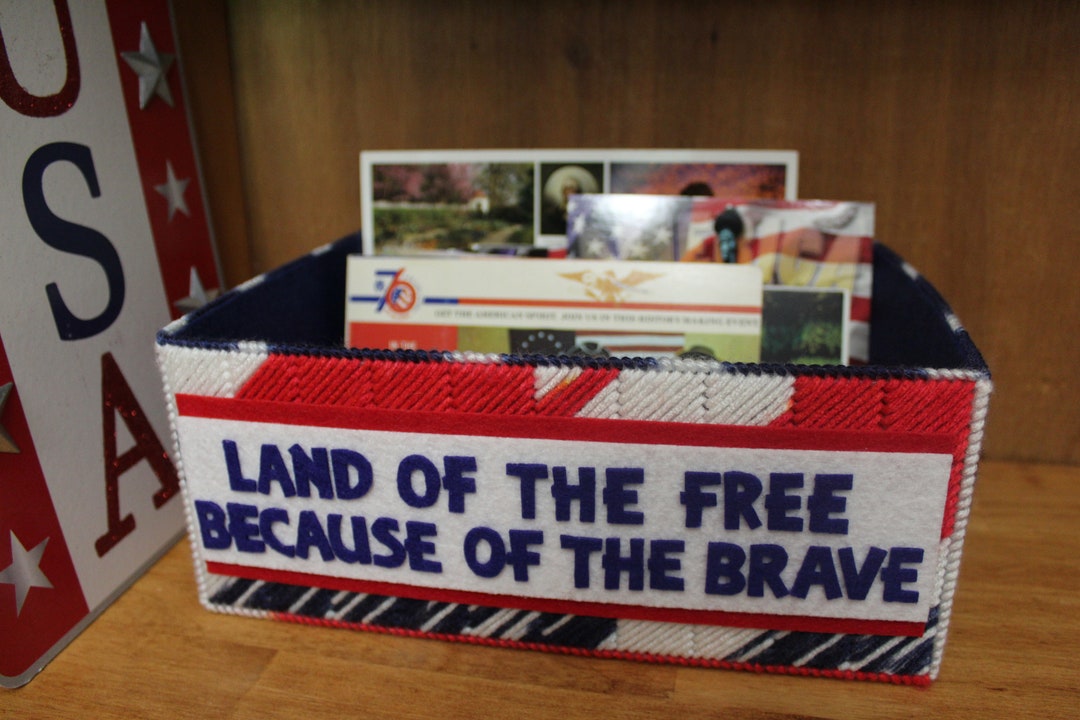 Patriotic Storage Box - Etsy