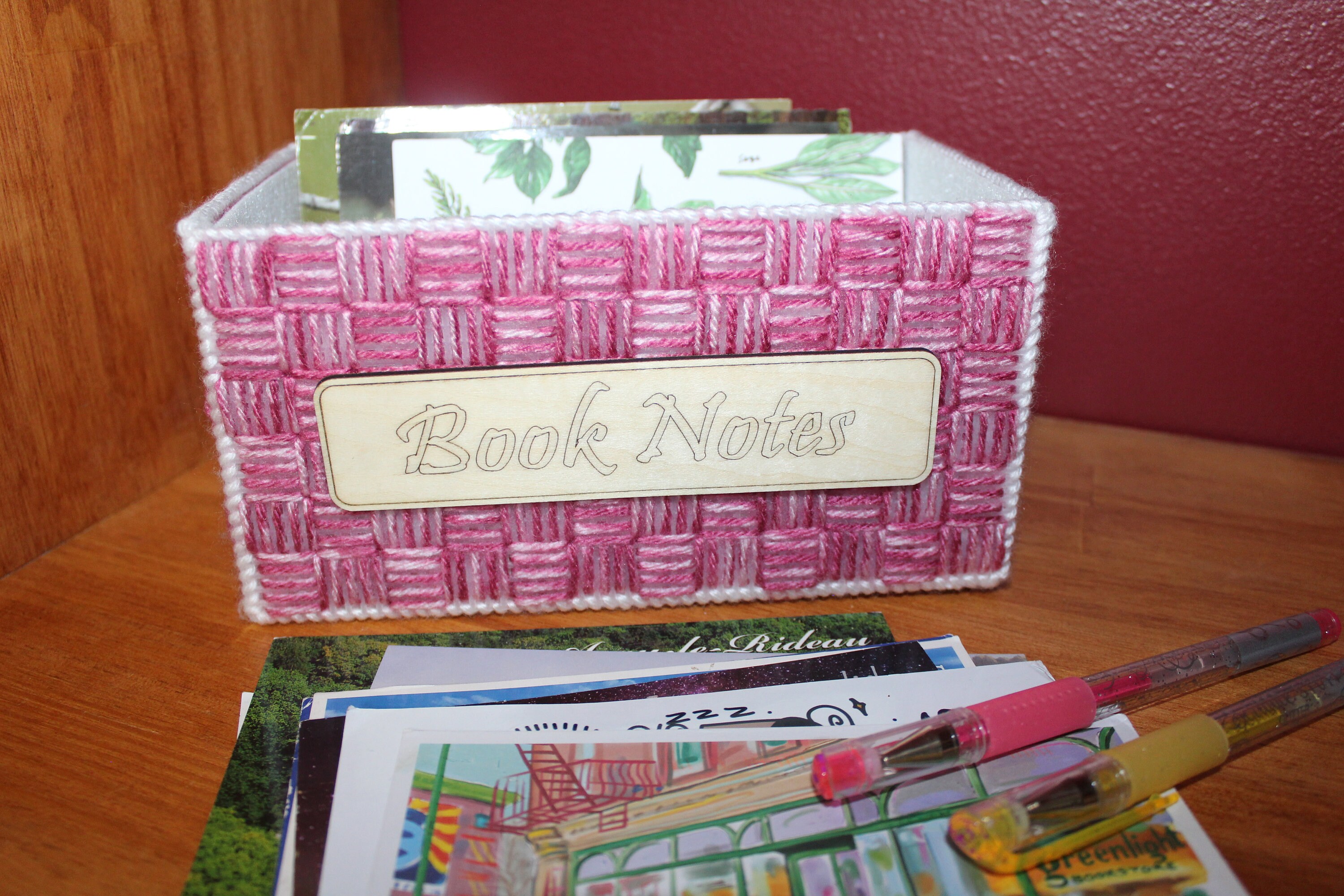 Personalized Postcard Storage Box - Etsy