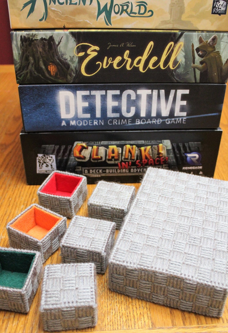 Board Game Component Storage Boxes - Etsy