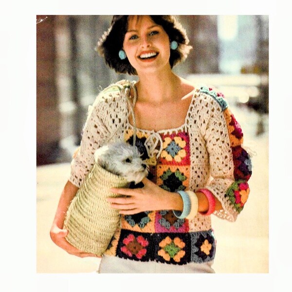 Crochet Bow Granny Square Pattern - Etsy