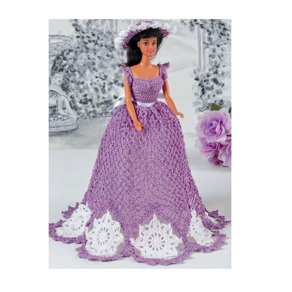 Crochet Doll Ball Gown - Etsy
