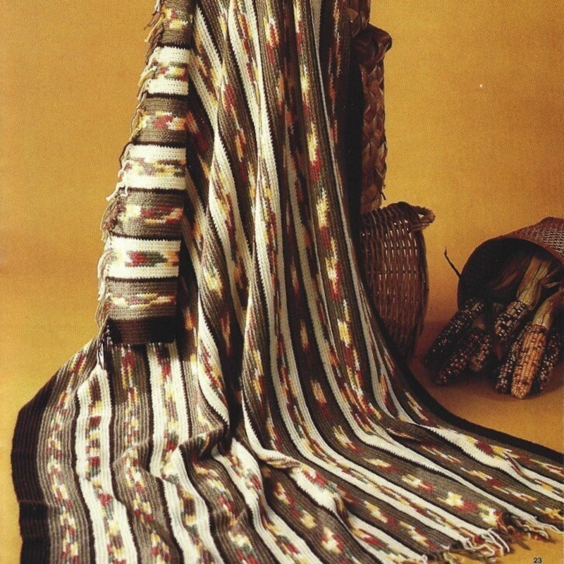 Aztec Blanket - Etsy