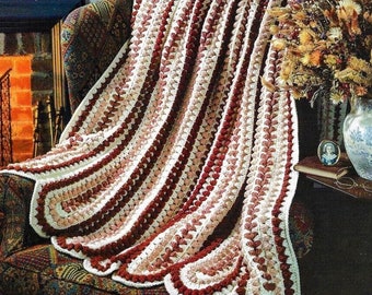 Mile a Minute Crochet Afghan Pattern PDF Instant Digital Download ...