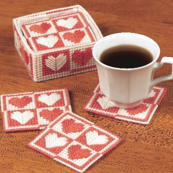 Plastic Canvas Coasters - Etsy