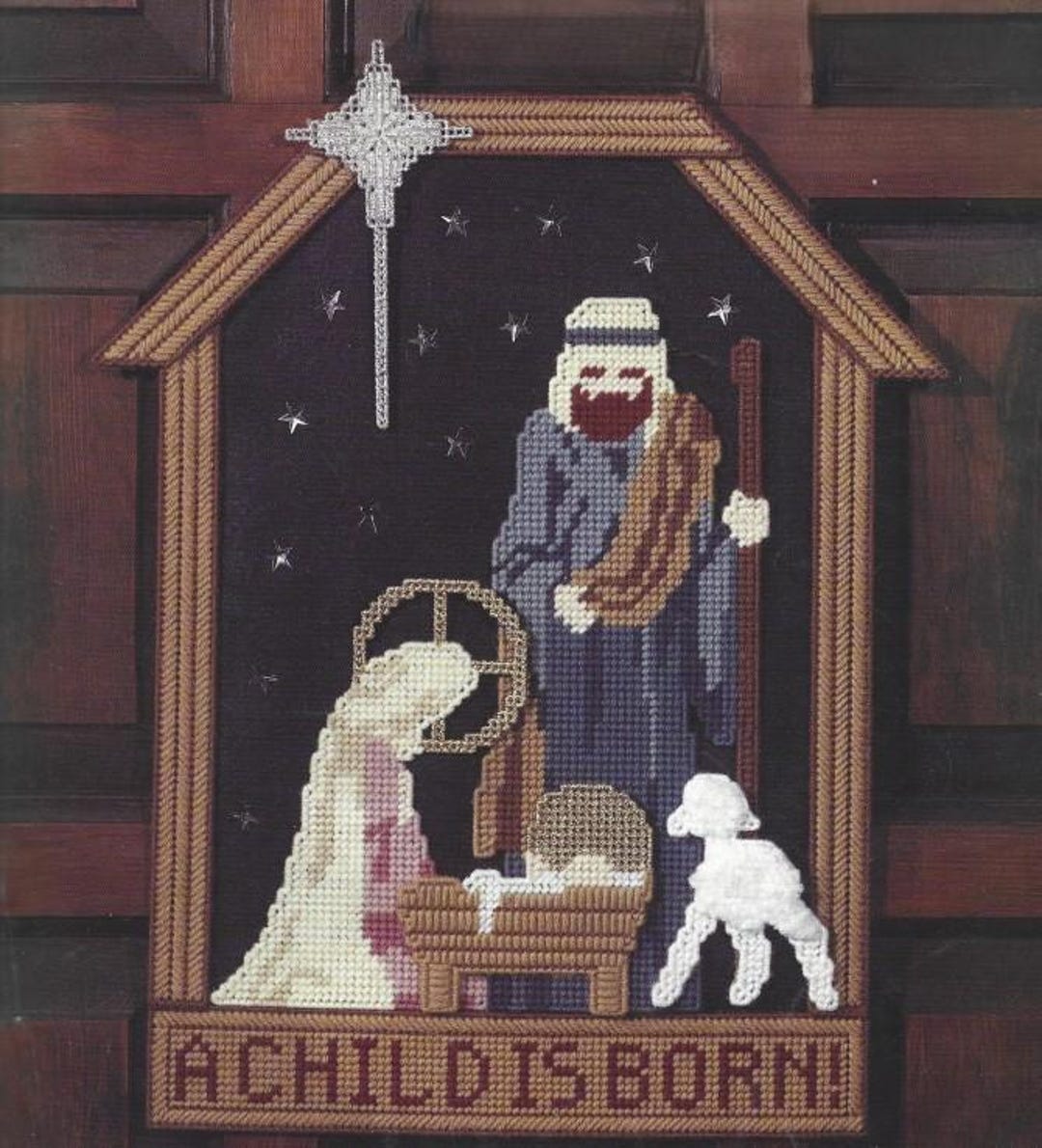 Plastic Canvas Christmas Pattern Nativity Set PDF Instant Digital ...