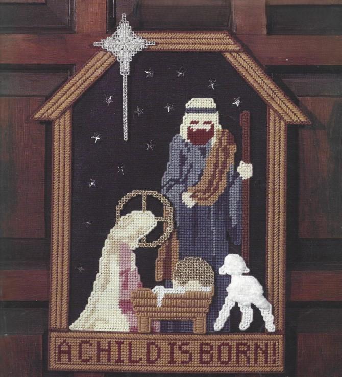 Plastic Canvas Christmas Pattern Nativity Set PDF Instant Digital ...