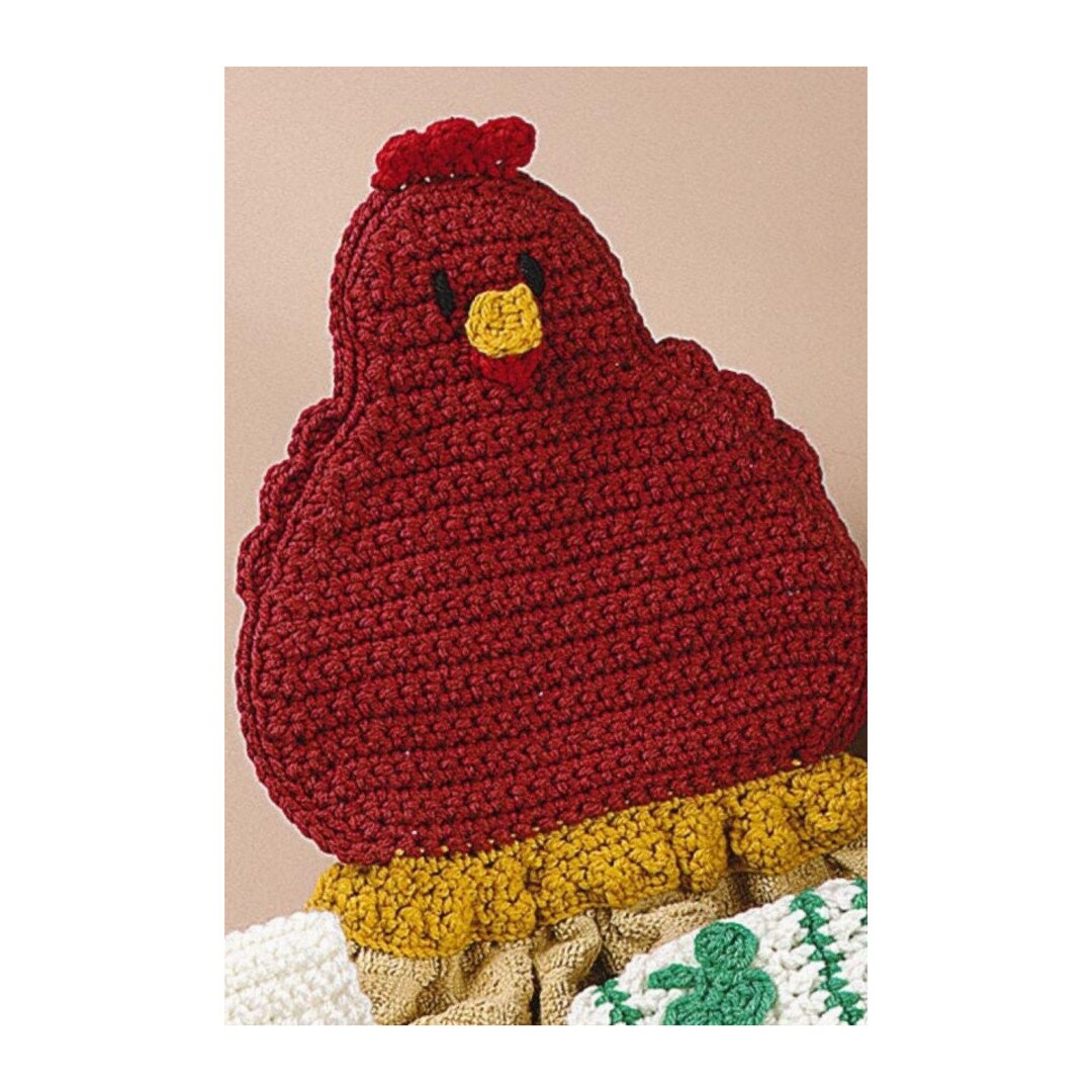 Vintage Crochet Pattern Spring Chicken Towel Topper Amigurumi - Etsy