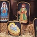 Vintage Cross Stitch Pattern Christmas Nativity Scene Baby Jesus Manger ...