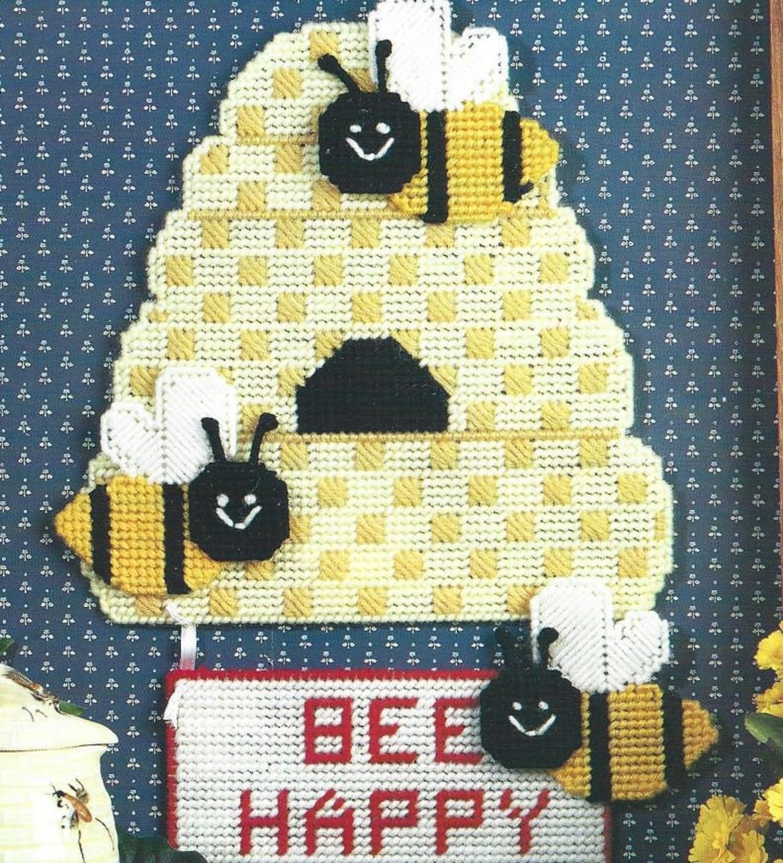 Plastic Canvas Beehive Pattern PDF Instant Digital Download - Etsy