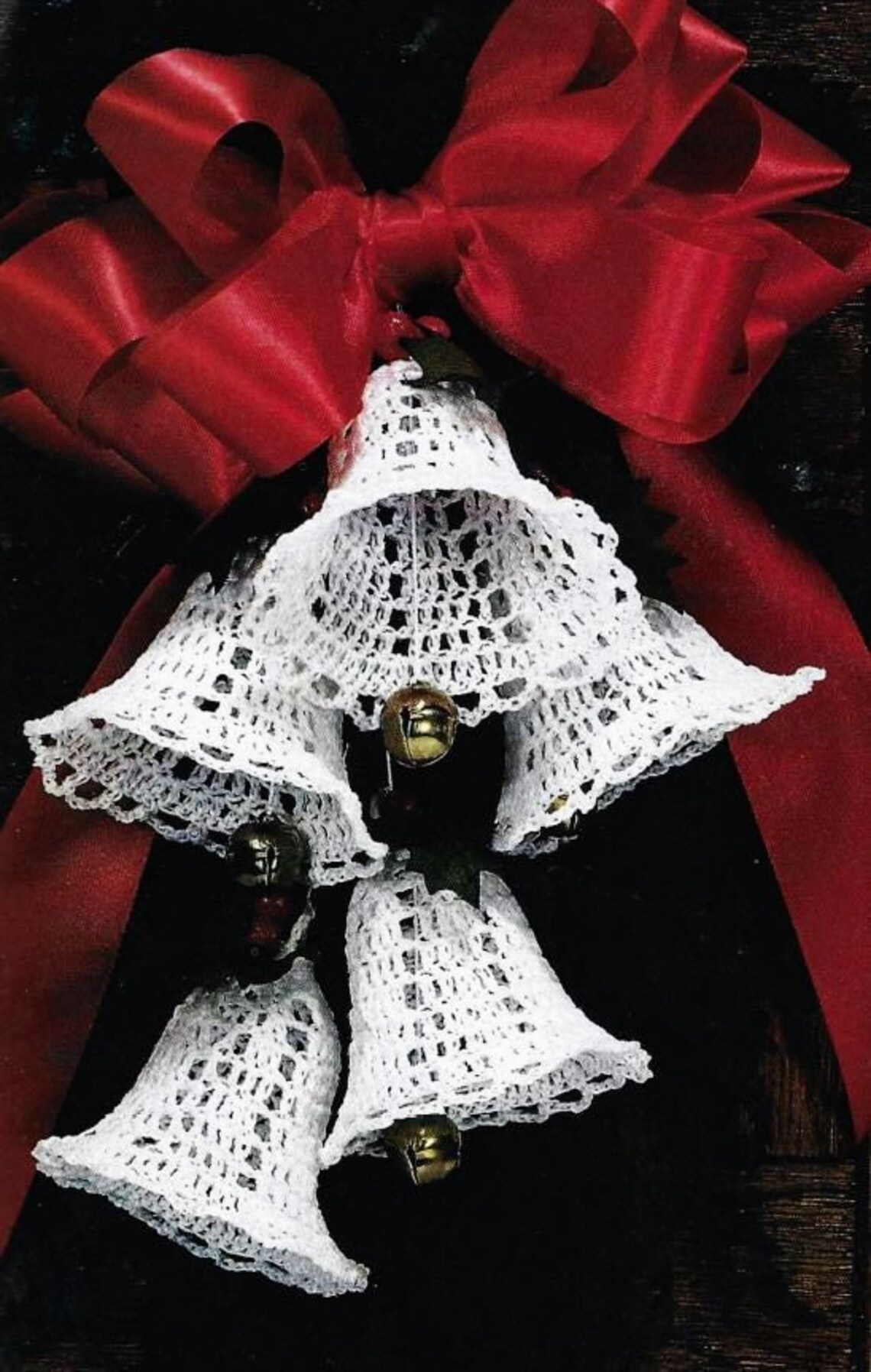 Vintage Crochet Pattern Victorian Christmas Bells Door Decor PDF ...