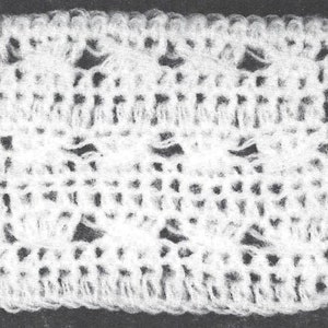 Vintage Crochet Pattern Rick Rack Lacy Afghan PDF Instant Digital ...