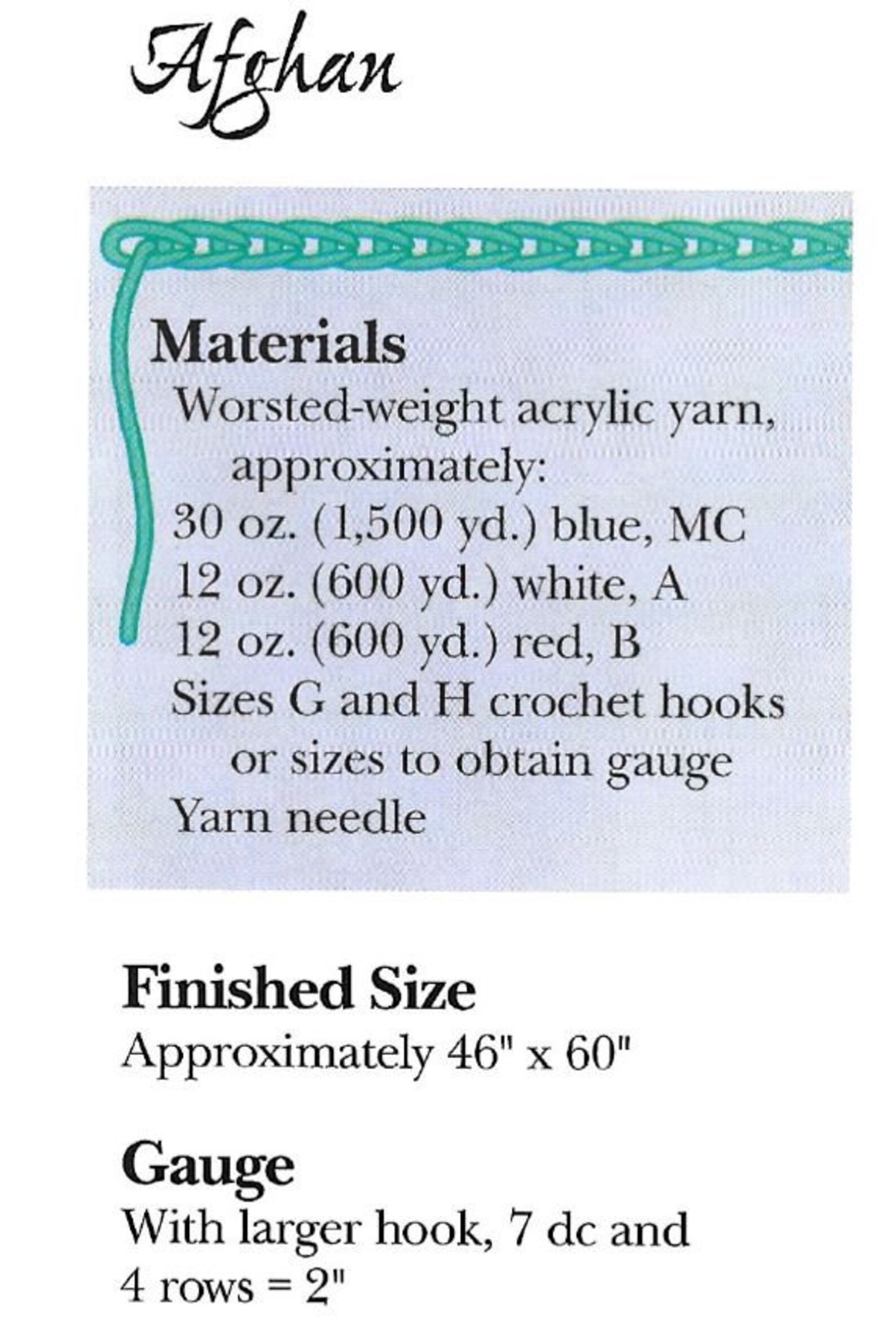 Crochet Kids Blanket Pattern Baseball Afghan and Matching - Etsy