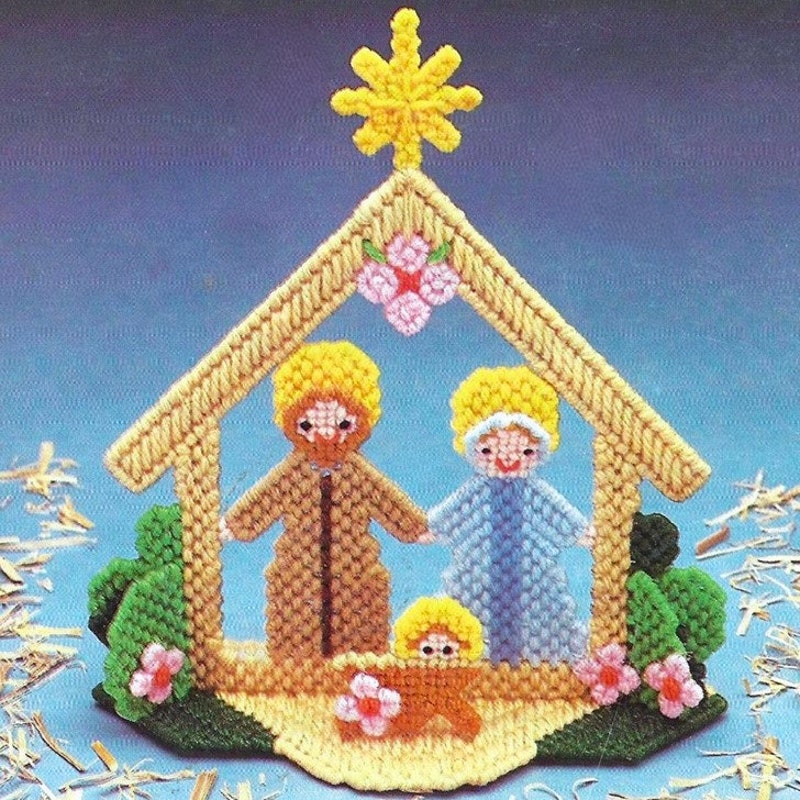 Plastic Nativity - Etsy