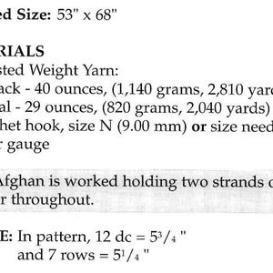 Vintage Crochet Pattern Large Buffalo Plaid Afghan PDF Instant Digital ...