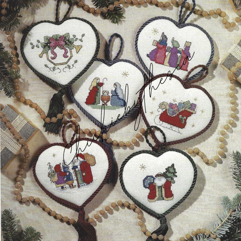 Cross Stitch Ornament Pattern - Etsy