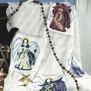 Crochet Christmas Angel Afghan Pattern PDF Instant Digital Download ...