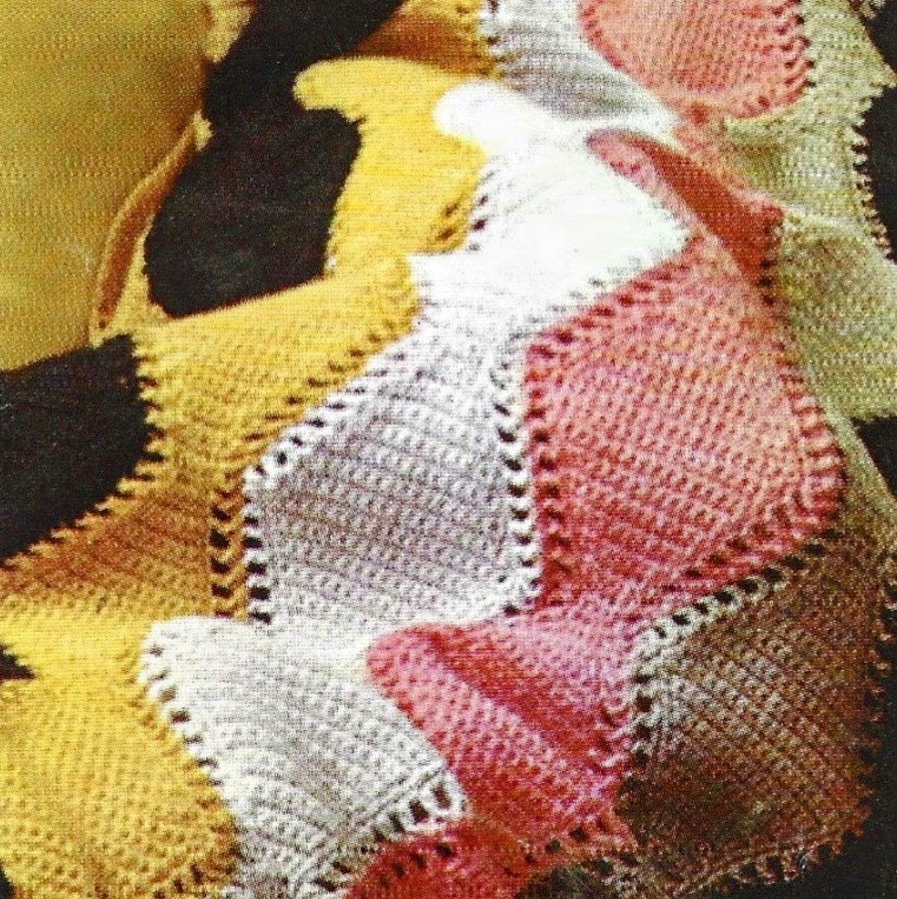 Vintage Crochet Pattern Ripple Wave Afghan PDF Instant Digital - Etsy