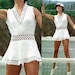 Vintage Knitting Pattern Lacy Tennis Skirt Mini Dress PDF Instant ...