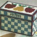 Plastic Canvas Recipe Box Pattern: Apple, Pear Folk Art (PDF Download ...