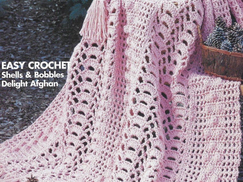Vintage Crochet Pattern Victorian Lace Afghan Blanket Pdf Etsy