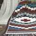 Vintage Crochet Patterns 2 Afghan Blankets Aztec Indian Blanket Aran ...