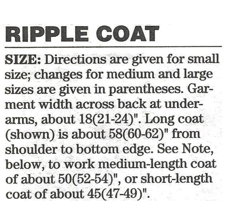 Vintage Crochet Pattern Ripple Afghan Blanket Jacket PDF - Etsy