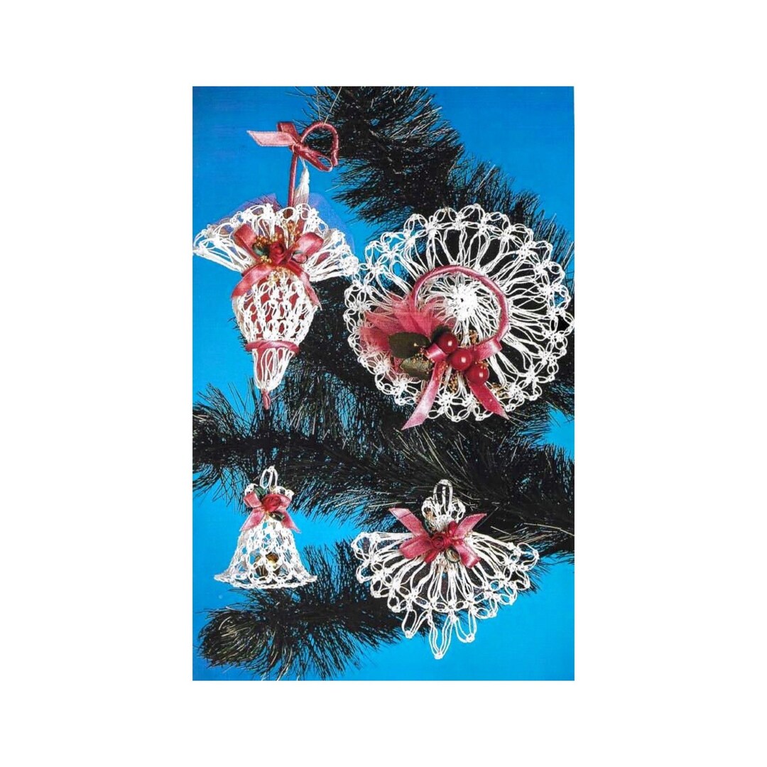 Vintage Crochet Pattern Lacy Victorian Christmas Ornaments PDF Instant ...