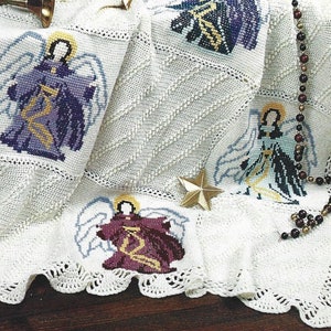Crochet Christmas Angel Afghan Pattern PDF Instant Digital Download ...