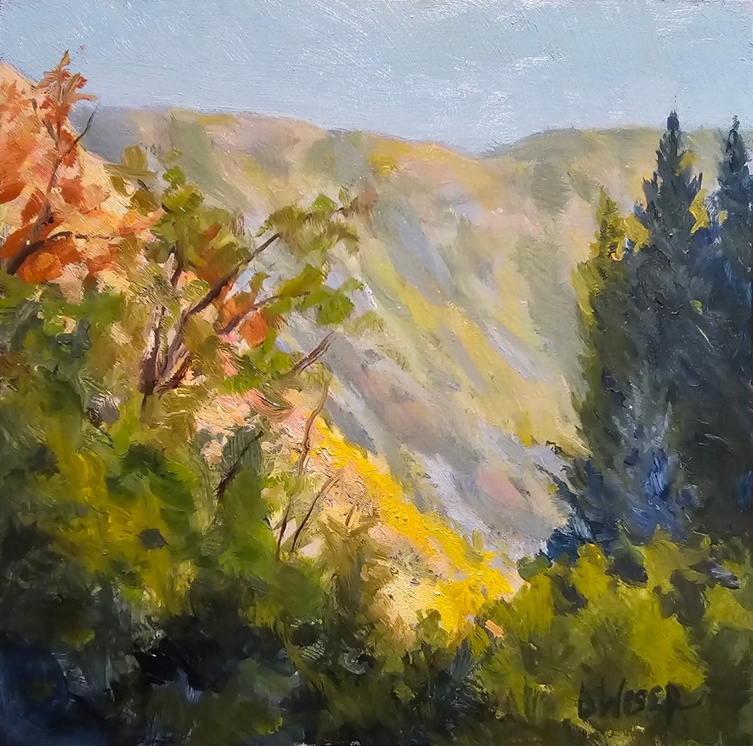 Cliff Colors, Original Oil Painting - Etsy