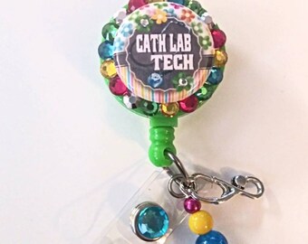 Laboratory Spun Run and Done Retractable Badge Reel Lab Week Gift Lab ...