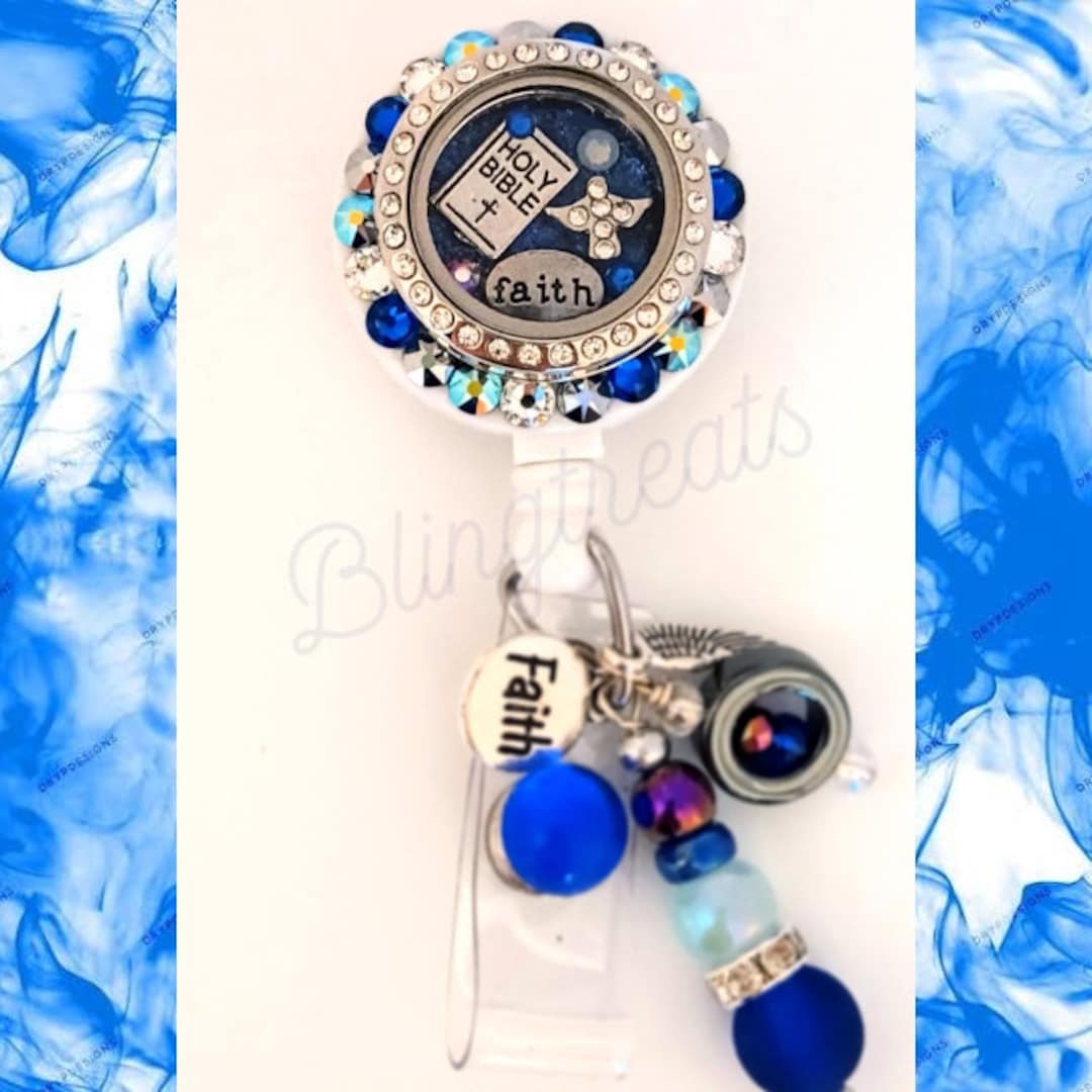 Faith ID Badge Reel/holder - Etsy