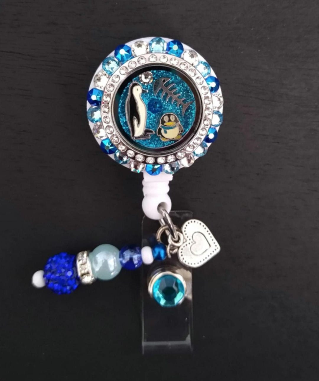 Penguin Retractable ID Badge - Etsy