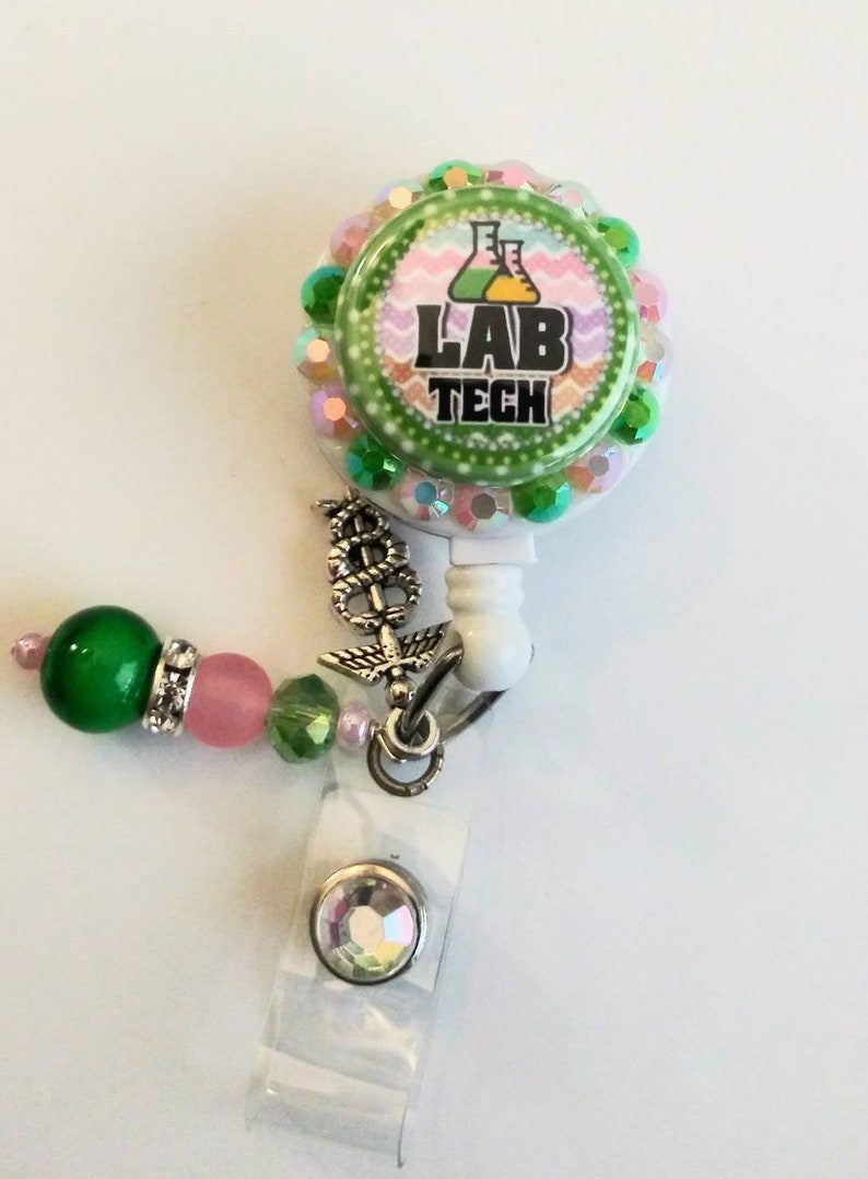 Lab Tech ID Badge Reel - Etsy