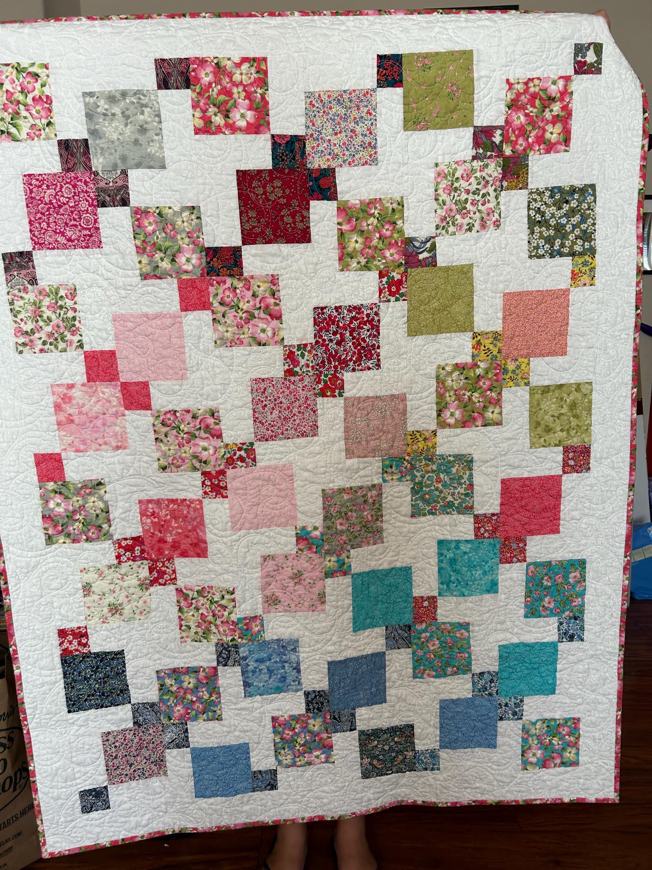 Nine Patch Quilt - Etsy