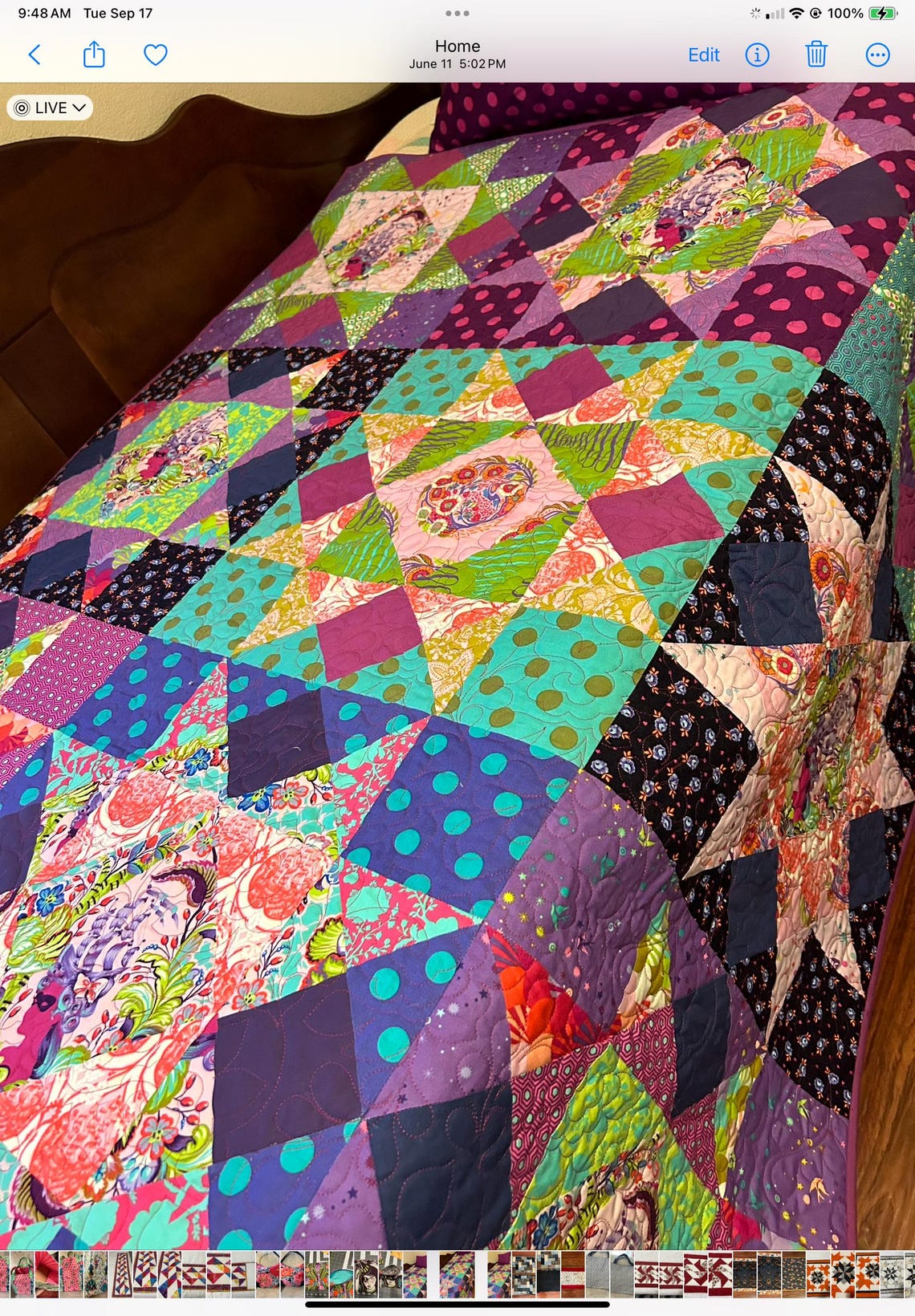 Family Portrait Quilt - Etsy