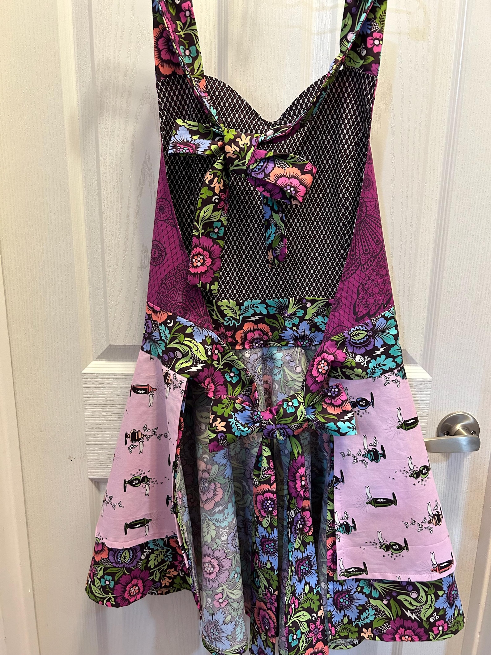 Tula Pink Nightshade (deja Vu) Queen of the Kitchen Full Apron. - Etsy