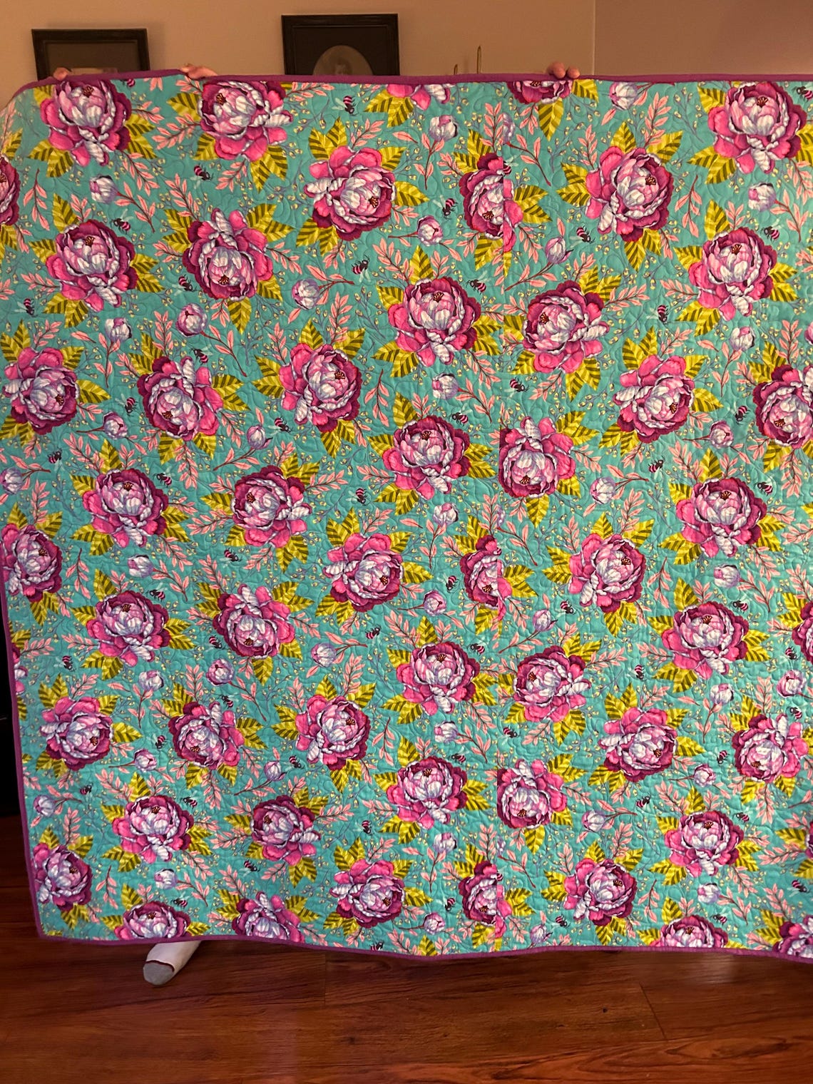 Family Portrait Quilt - Etsy