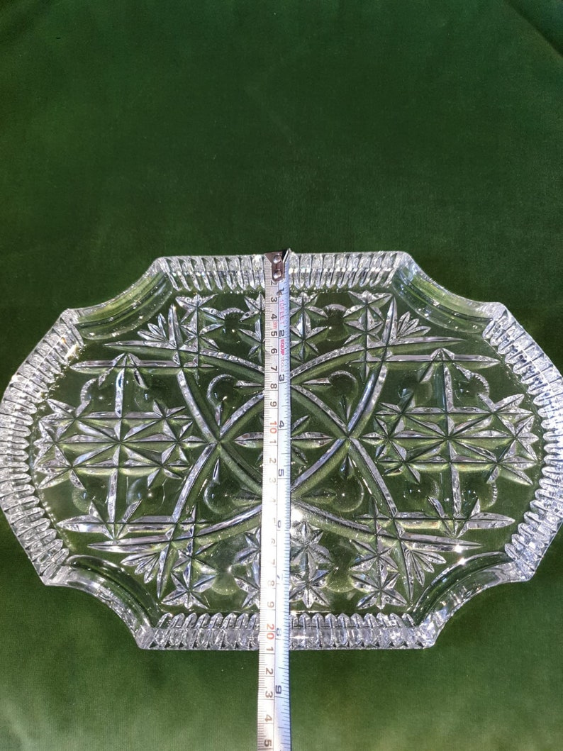 Vintage Glass Tray / Vanity - Etsy