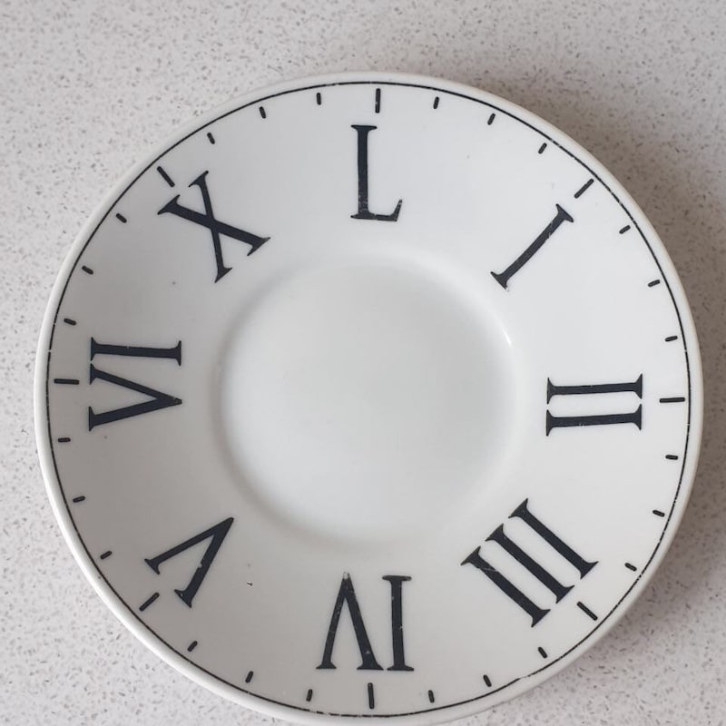 Plate Wall Clock - Etsy