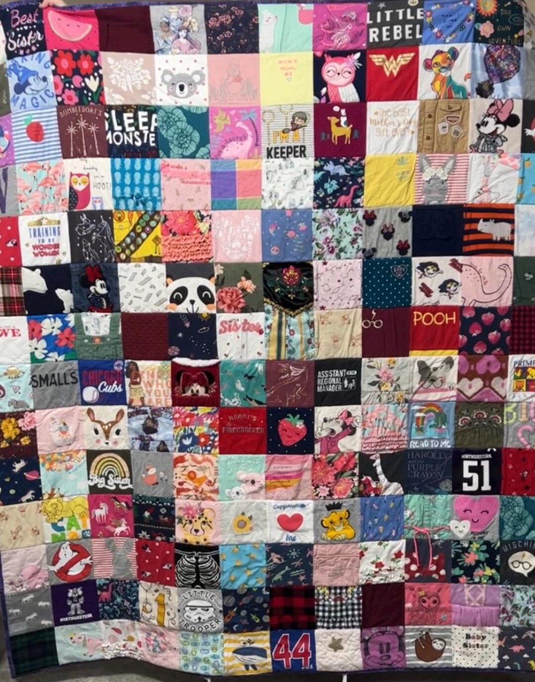 Memory Quilt Keepsake Quilt Baby Children Clothes Quilt Handmade From ...