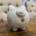 Personalized Piggy Bank - Bees - Etsy